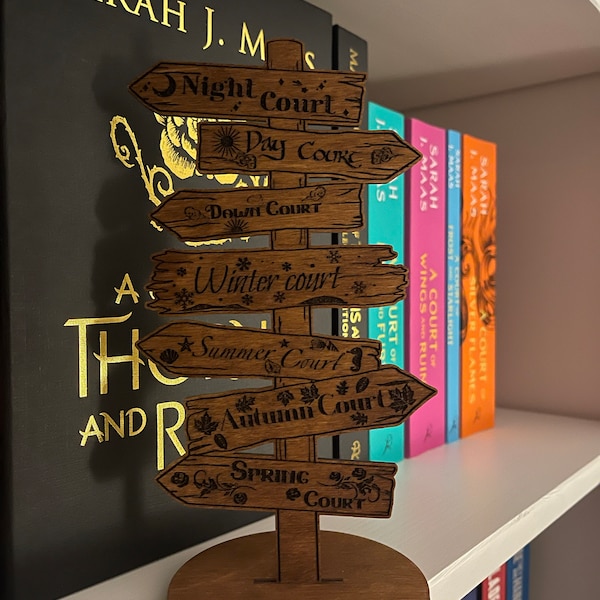Bookshelf Decor, Bookish Accessories, Library Sign, Book Sign, Dragon ...