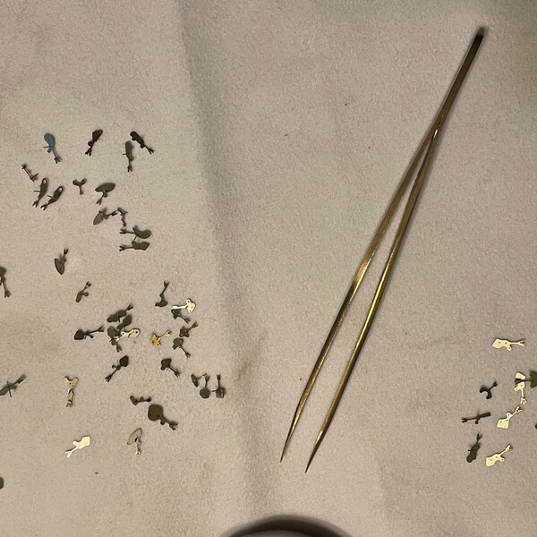 25 Clock Hands Steampunk Altered Art Repair Watchmaker Lot Vintage Gold ...