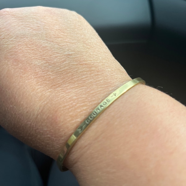 Custom Word of the Year Bracelet - Mantra Bracelet- One Word of the ...