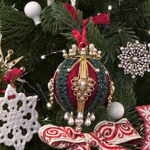 Victorian Styled Christmas Tree Ornaments cordelia - Etsy