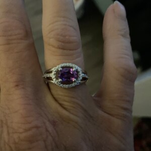 Star Sapphire Ring Sterling Silver 925 Blue Star Sapphire Ring Silver ...