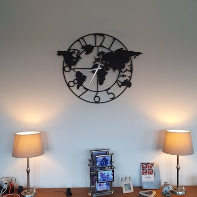 Golden Ratio Metal Wall Clock, Unique Modern Cloc, Fibonacci Spiral ...