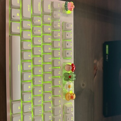 ARTISAN Cottagecore Keycaps Frog Mushroom Daisy Flower Animal Spring ...