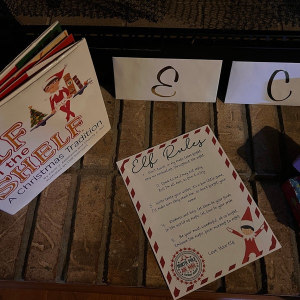 EDITABLE Elf Letter Set, Elf Welcome Letter, Elf Arrival Letter, Elf ...