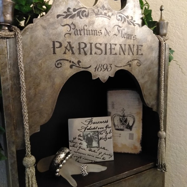 STENCIL 'parisienne Perfume', Vintage French Script, Paris, Furniture ...