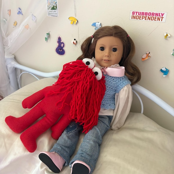 Don't Hug Me I'm Scared - Red Guy Inspired Red Guy (dhmis) Plush Toy 11 ...