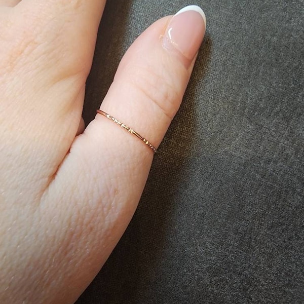 Fuck off Ring, Minimalist Gold Engraved Ring for Woman, Fuck Ring, Fuck ...