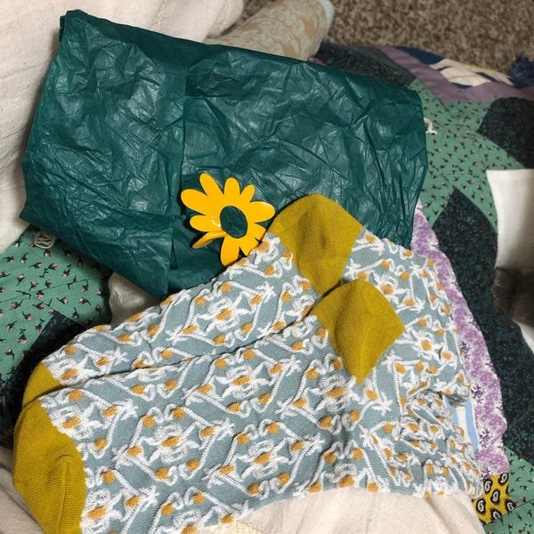 Bohemian Floral Socks | 5 Colors | Teal Blue Green Beige Mustard ...