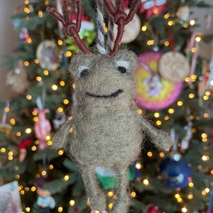 Felted Fawn Ornament - Etsy