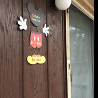 INSTANT DOWNLOAD Printable Mouse Clubhouse Hanging Welcome Door Sign ...