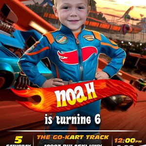 Robot Personalized With Photo Birthday Invitation Autobots Birthday ...