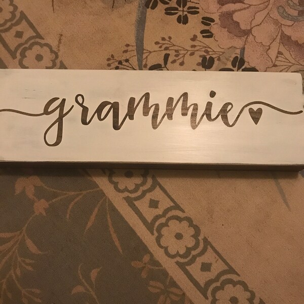 Grammie Sign, Grandmother Sign, Gift for Grandma, Gift for Grammie ...