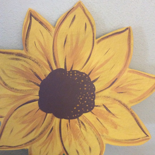 Sunflower Door Hanger. Summer Door Hanger . Sunflower Decor. Front Door ...