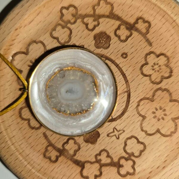 Extremely Powerful 5G EMF Orgonite Protection Necklace, Solar Quartz ...