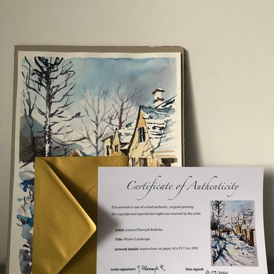 Original Signed Art Original Watercolour Abstract - Etsy