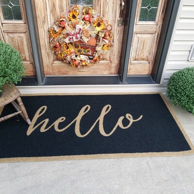 The Most Durable an Elegant Custom Door Mat Available. Infinity Custom ...