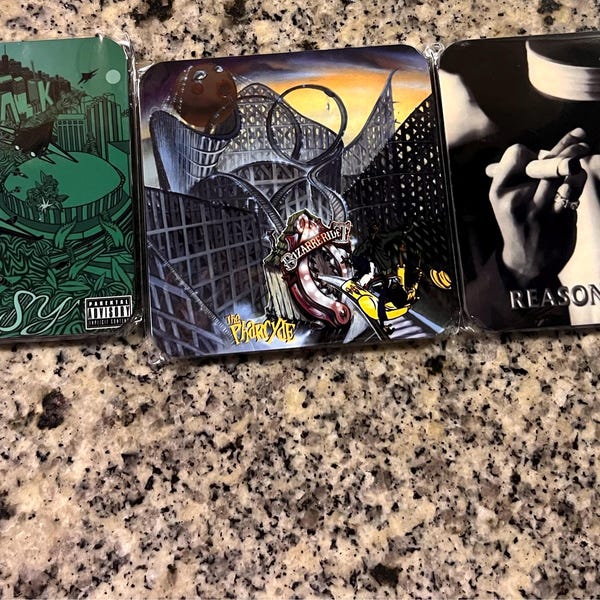 Music Album Custom Coaster Set, Personalized Pick Any Genre, House ...