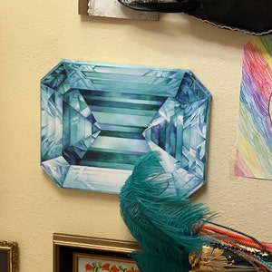 Set of 24 Gemstone Vinyl Stickers, Laptop Stickers, Gem Stickers ...