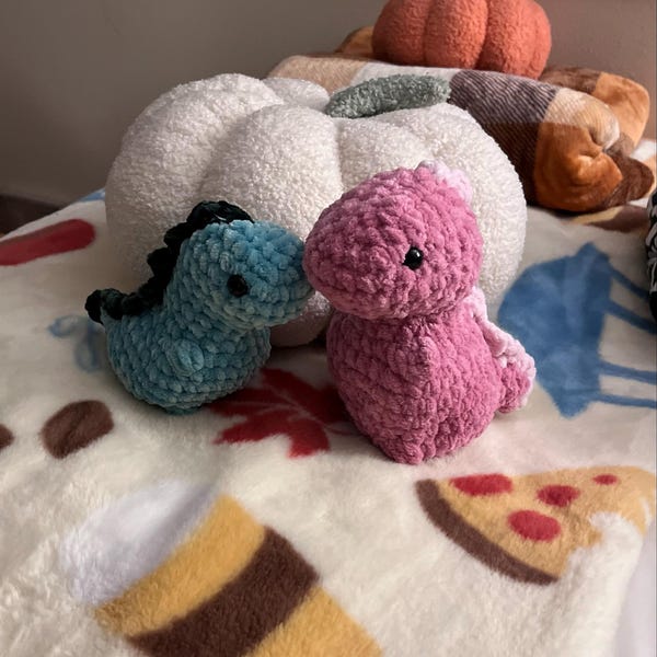 Dinosaur No-sew Crochet Bundle, Amigurumi Crochet Pattern, Dinosaur ...