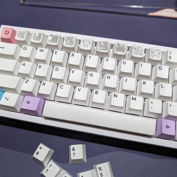 Monster Hunter Keycaps, Monsters - Etsy
