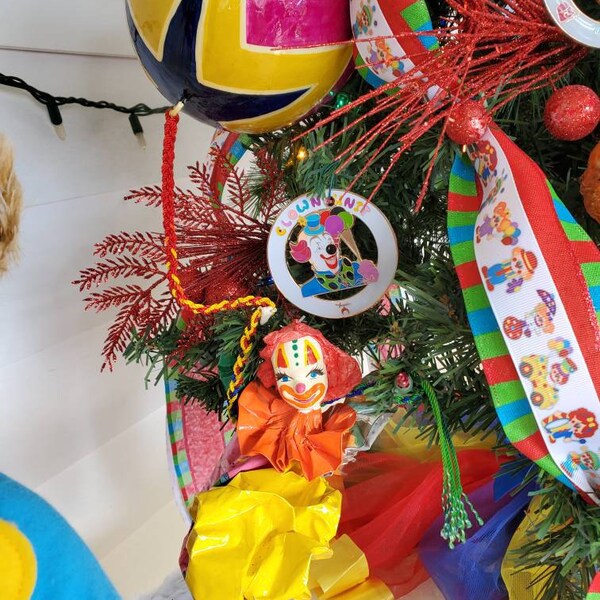 Clowns Circus 1" Grosgrain Ribbon - Etsy