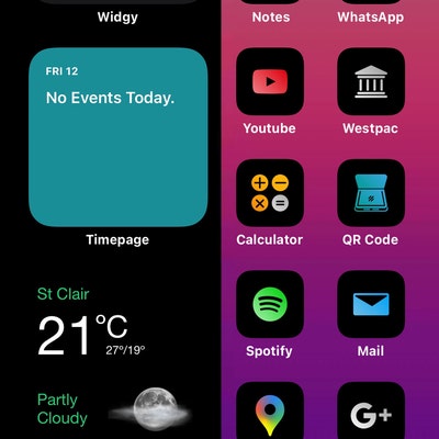 Ios Icon Pack for iPhone 350 Icons Gradient Icons Custom Aesthetic App ...