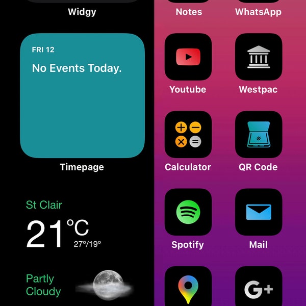 Ios Icon Pack for iPhone - 350 Icons! Gradient Icons | Custom Aesthetic ...