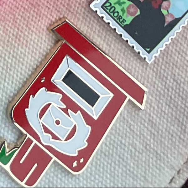 Legend of Zelda Windwaker Inspired Hard Enamel Pin Mailbox Mail Dragon ...