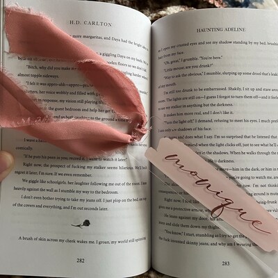 Personalized Bookmark, Acrylic Book Mark, Bookmark Personalized, Custom ...