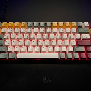 Cute Candy Gummy Bears Keycaps for Mechanical Gaming Keyboard 133 Keys ...