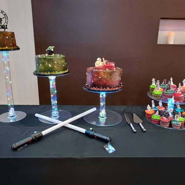 8 Tier Clear Cake Stand, Acrylic Cake Stand Riser, Display Stand for ...