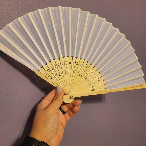 10PCS Custom Hand Fan,wooden Wedding Fan,bulk Wedding Favors,wedding ...