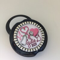 10 Pack Adjustable Stethoscope Name Tag Fits Any Size Tubing Free Ship ...