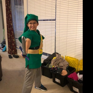 Handmade Legend of Zelda's Link Inspired Costume Shirt and Hat ...