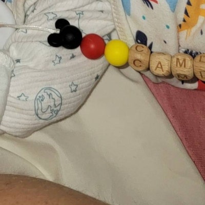 Mickey Mouse Pacifier Clip, Custom Mickey Pacifier, Minnie Mouse ...