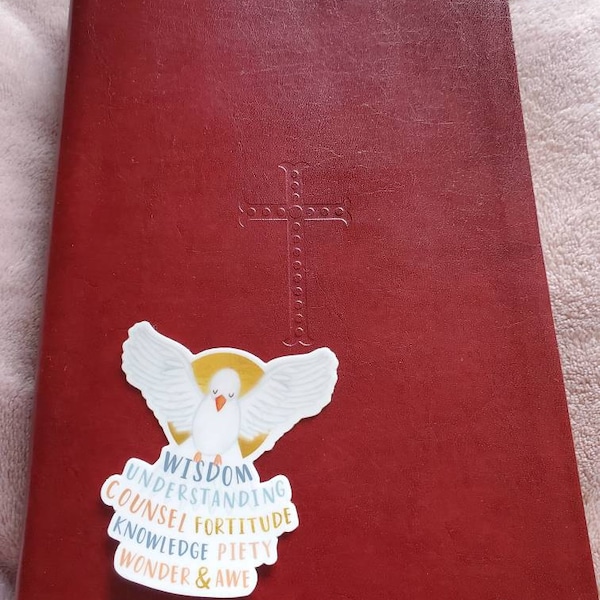 Gifts of the Holy Spirit Vinyl Sticker | Catholic Confirmation Gift ...