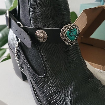 RED HOT Western Cowboy Boot Straps - Etsy