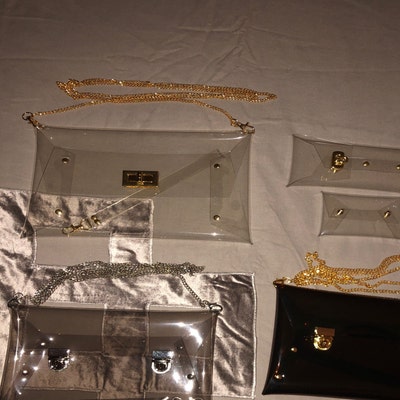Classic Transparent Clear Clutch Bagclassic Transparent Clear - Etsy