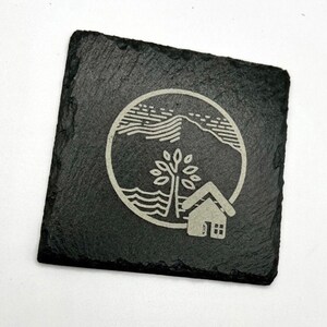 Slate Coaster Template File for Engraving - Xtool Creative Space and ...