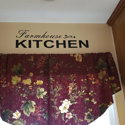 Farmhouse Kitchen Vinyl Decals Easier Than Paint or - Etsy