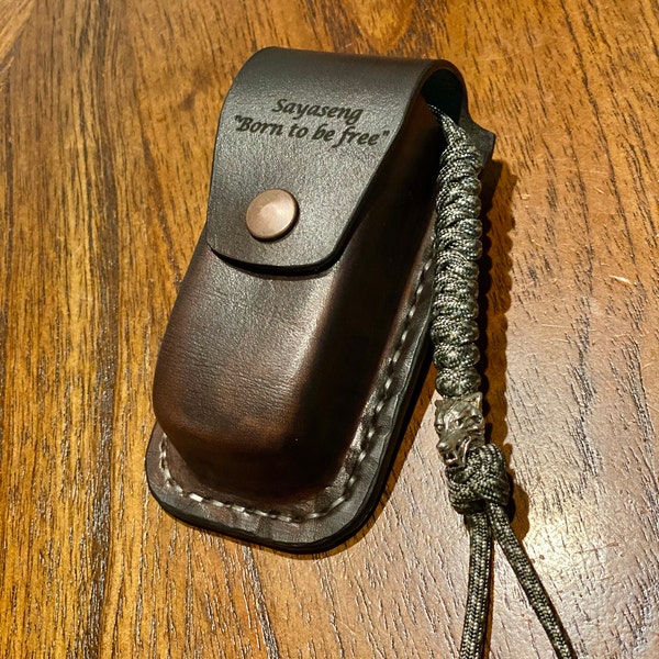 Swiss Army Knife Sheath Handmade Genuine Leather Victorinox Swiss Champ ...