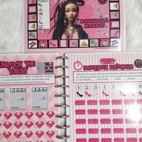 A6 Game Night Savings Challenge Bundle-shut the Box-roll the Dice-bingo ...