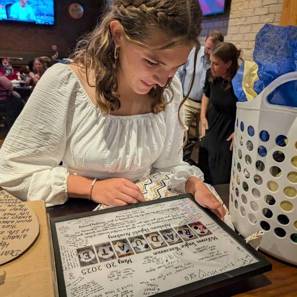 Personalized Farming Tractor Graduation Unique Alternative Guestbook ...