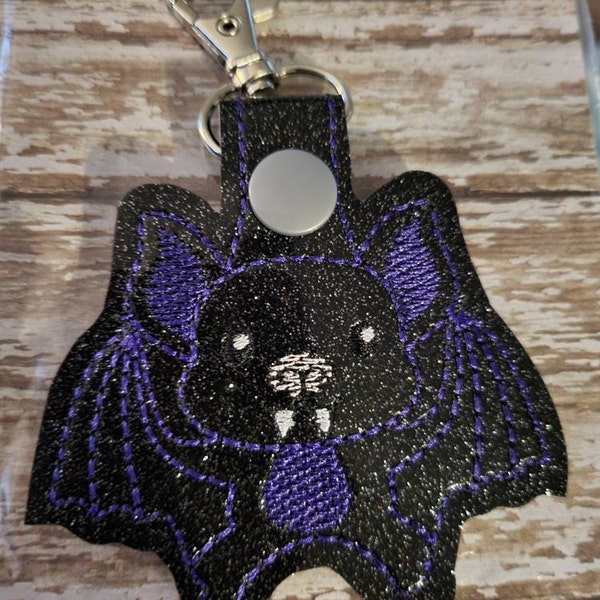 Bat Keychain, Bat Key Chain, Bat Zipper Pull, Bat Gift, Bat Bag Tag ...