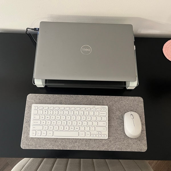 Natural Wool Desk Mat - Felt Desk Pad - Large Desk Pad - Soft Merino ...