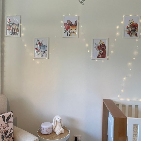 Australian Animal Nursery Prints, Set of 6, Koala, Kangaroo - Etsy