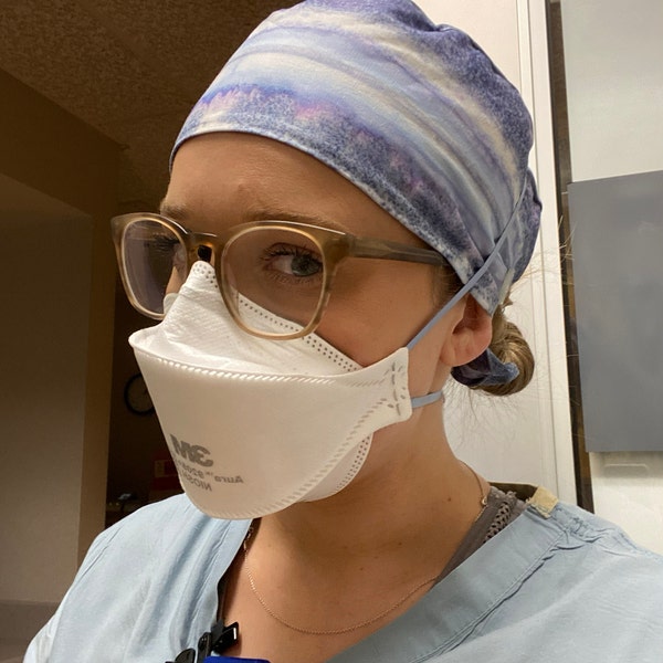 Scrub Caps W/ Buttons | Surgical Cap Medical Doctor Nurse Hat | Made in ...