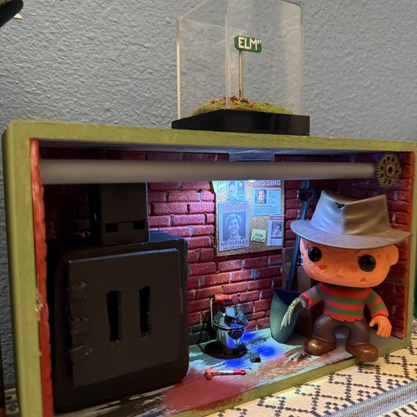 Freddy Krueger's Boiler Room Diorama With LED Lights (funko Pop NOT ...