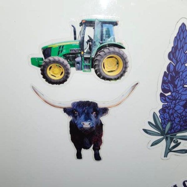 Tractor Sticker - Etsy
