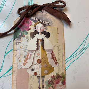 PAPER DOLL Digital Altered Art Digital Collage Sheet for Journal Page ...